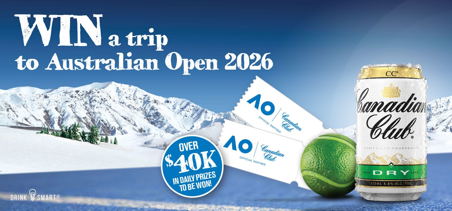 Canadian Club | Win a trip to Australian Open 2026