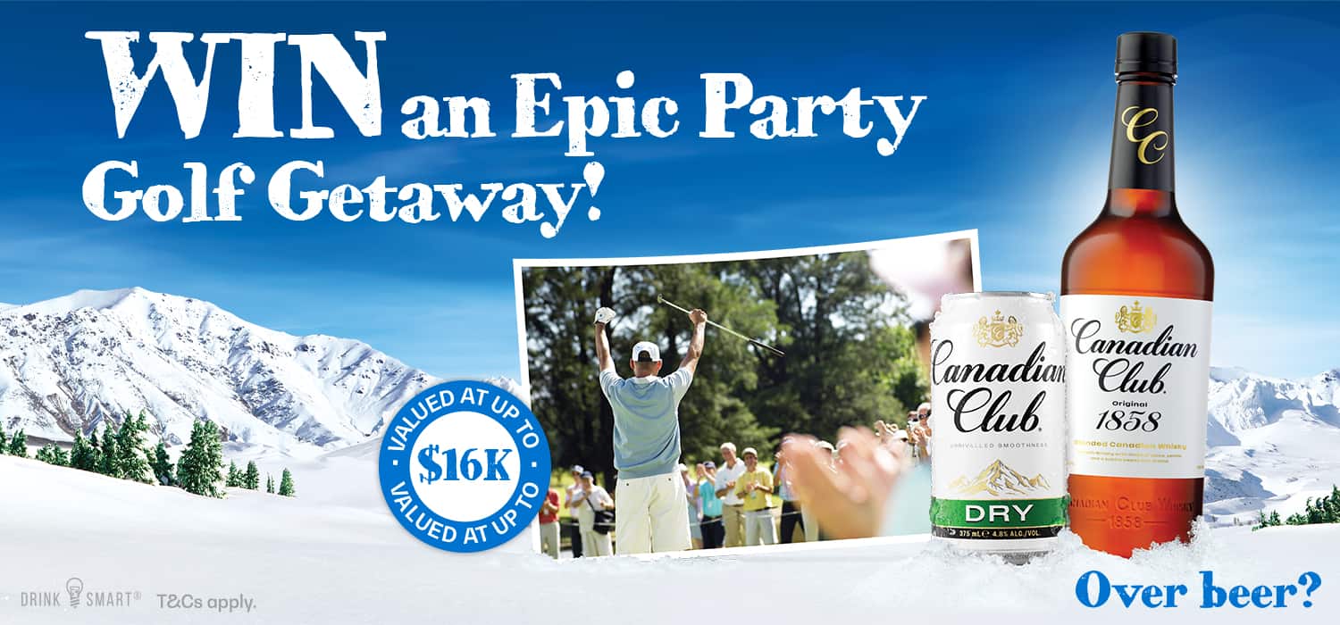 Canadian Club | Win an Epic Party Golf Getaway